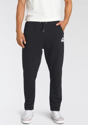 Lonsdale Jogginghose LONSDALE CASSIDYS, Herren, Gr. XXL, N-Gr, schwarz-wei&szlig; (schwarz, wei&szlig;), Obermaterial: 60% Baumwolle, 40% Polyester, Hosen Jogginghose, Top