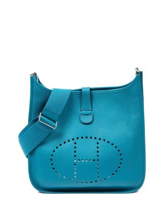 Herm&egrave;s sac port&eacute; &eacute;paule Evelyne III PM (2013) - Bleu