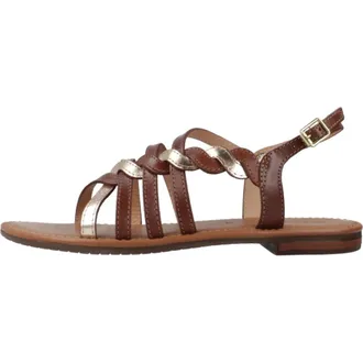 Geox Stilvolle flache Sandalen f&uuml;r Frauen - - Shoes - Damen - Braun - 40 EU