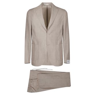 Eleventy Homme, Costumes, Beige, Taille: XL Single Breasted Suit