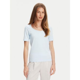 Benetton United Colors Of Benetton T-Shirt 3FJHD401P Himmelblau Slim Fit