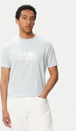 Karl Lagerfeld T-Shirt 755780 563235 Hellblau Regular Fit