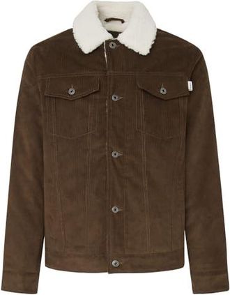 Pepe Jeans London Thris Vestes, Marron (Marron Noyer), S Homme