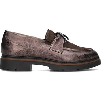 DL Sport Bronze Leder Loafers f&uuml;r Damen - - Shoes - Damen - Gelb - 38 EU