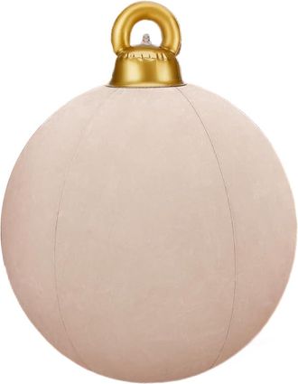 Generic Aufblasbare Weihnachtskugel Supergro&szlig;e PVC-Globuskonstruktion Dreidimensionale Erweiterungsproduktionseinheit Riesige Flocktexturdekoration Kugelmodel