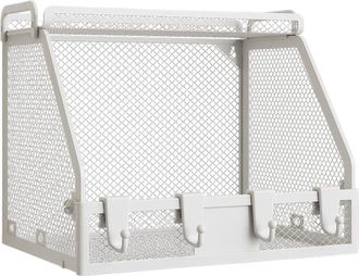 Generic Montierter Obstbehälter - Drahtreibe, Wandgemüse | Hängende Produkte Veranstalter, platzsparende Metallobstständer, Veggia-Halter, stapelbarer Draht-O