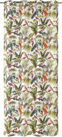 Elbersdrucke Gardine Ösenschal Jungle 03 bunt Blickdicht 255 x 140 cm Vorhang für Wohnzimmer Schlafzimmer Flur 200435