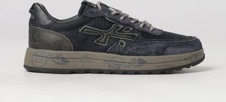 Premiata Nous Sneaker aus Mesh und Wildleder mit gezackter Profilsohle