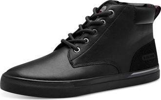 s.Oliver Herren Sneaker hoch mit Reißverschluss Elegant, Schwarz (Black), 41 EU