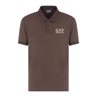 Emporio Armani Polo - - Tops - Herren - Braun - 2XL