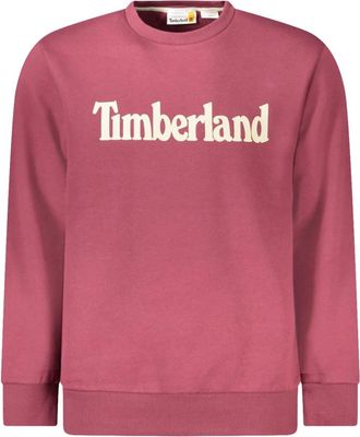 Timberland Homme, Sweatshirts et sweats &agrave; capuche, Rouge, Taille: XL Northwood Wordmark Logo Brushback Crew Neck SweaT-shirt