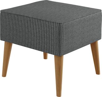 Mirjan24 Hocker Lucio Cord, Fußhocker Polsterhocker Sitzhocker, Sitzbank, Fußbank, Pouf, Farbauswahl (Poso 22)