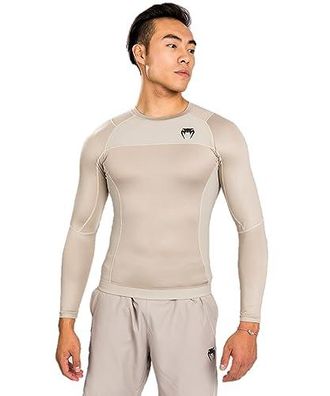 Venum G-fit Air Rashguard T-Shirt à Manches Longues-Sable, Homme