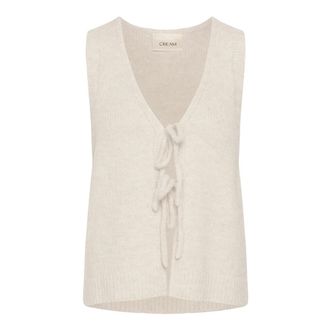 Cream V-Ausschnitt Strickware - - Knitwear - Damen - Beige - M/L