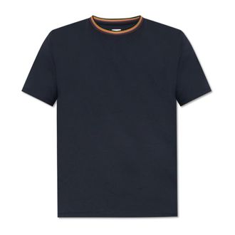 Paul Smith Homme, Tops, Bleu, Taille: S T-shirt en coton