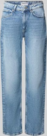 Jake*s Casual Straight Fit Jeans aus Baumwoll-Mix
