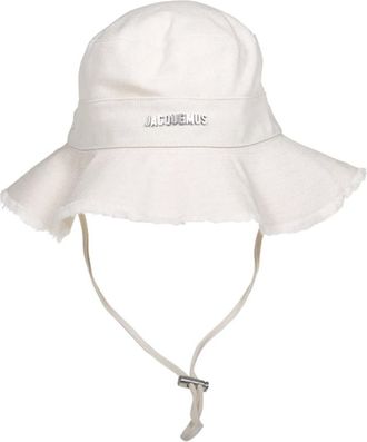 Jacquemus Femme, Accessoires, Blanc, Taille: 56 CM Le Bob Artichaut Hat