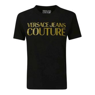 Versace Jeans Couture Modische T-Shirts und Polos - - Tops - Damen - Schwarzk - S