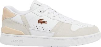 Lacoste 48SFA0043-1Y9 Schn&uuml;rhalbschuh Leder und Synthetik Damen in Weiss-Kombi - Gr. 37,5