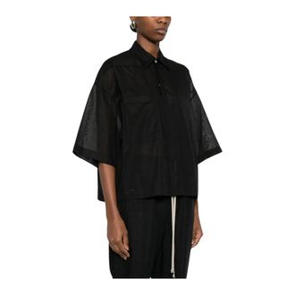 Rick Owens Tommy Shirt - - Blouses & Shirts - Damen - Schwarzk - L