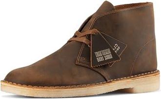 Clarks Desert Chukka Bottes pour homme - Marron - Cire dabeille., 41.5 EU