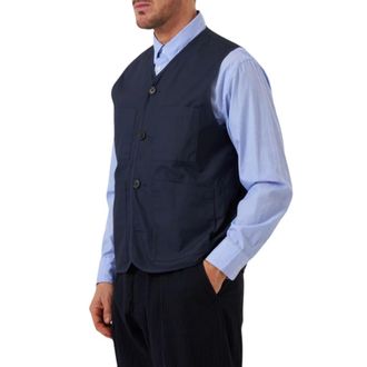Universal Works Herren, Jacken, Blau, LGr&ouml;&szlig;e