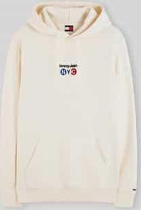 Tommy Jeans Relaxed Fit Hoodie aus reiner Baumwolle