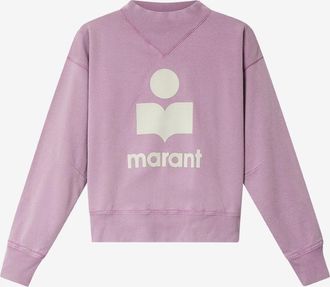 Isabel Marant Sweatshirt Moby - Femme - Bois De Rose / Ecru - Taille34 - Marant &Eacute;toile