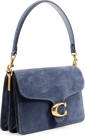 Coach Sac &eacute;paule avec cha&icirc;ne Tabby en cuir daim