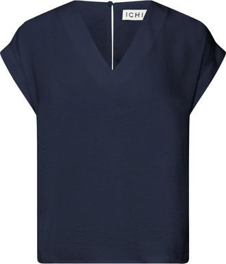 Ichi Ichi, Femme, Blouses et Chemises, Bleu, Taille: 44 FR Blouses