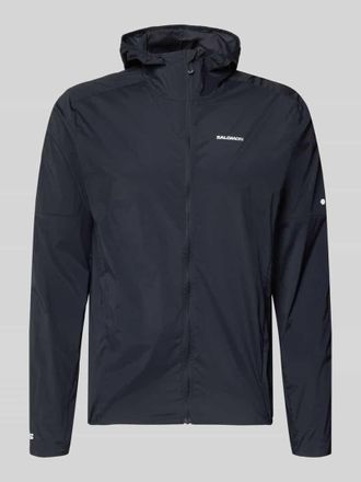 Salomon Windbreaker mit Kapuze und Logo