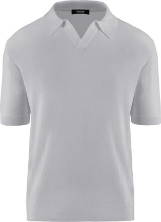 Bomboogie Homme, Pulls, Gris, Taille: 2XL Pull en coton &agrave; col revers