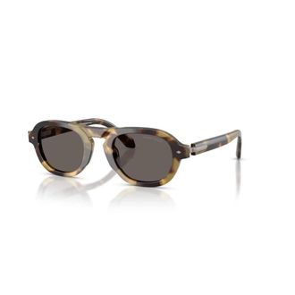 Giorgio Armani Eckige Sonnenbrille - - Accessories - Herren - Braun - 49 MM