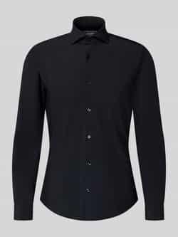 Joop Slim Fit Business-Hemd aus Leinen-Mix Modell Pai