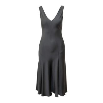 Max Mara Envers Satin Slip Dress - - Dresses - Damen - Grau - 4XS