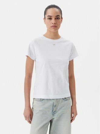 Pinko T-Shirt Bussolotto 100373 A2OG Wei&szlig; Regular Fit