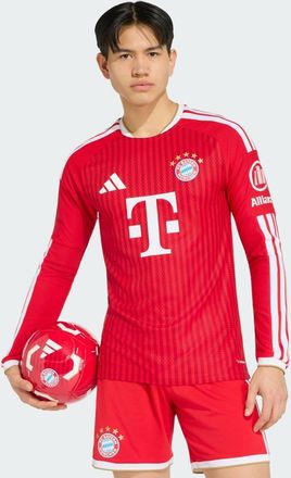 adidas Fc bayern 26/27 Heim-Trikot Authentic Langarm in Better Scarlet / Wei&szlig;-ROT