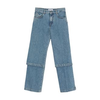 The Attico Double-Construction Jeans - - Jeans - Damen - Blau - W25