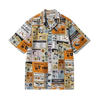 Carhartt Work in Progress Shirt mit Grafikdruck und Camp-Kragen - - Shirts - Herren - Mehrfarbig - M
