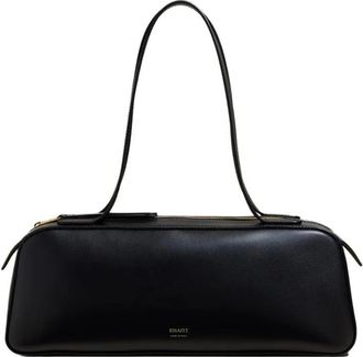 Khaite Hobo Bags - Refined Elongated Shoulder Bag With Double Straps - Gr. unisize - in Schwarz - f&uuml;r Damen