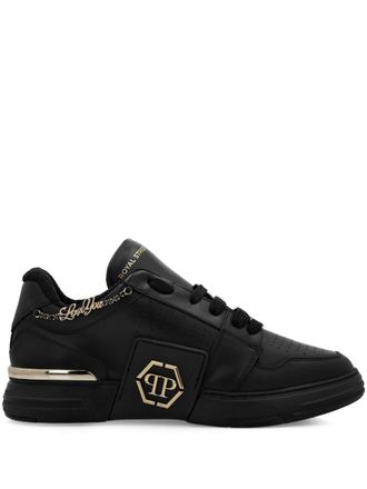 Philipp Plein baskets Royal Street &agrave; lacets - Noir