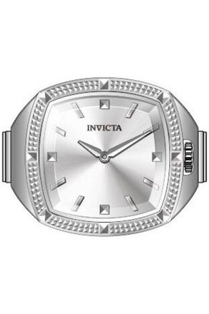 Invicta Mini Ring 50637 Damenuhr - Quarzwerk - Edelstahl mit silbernem Zifferblatt - 23 mm