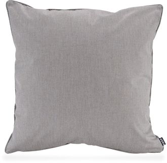 H.O.C.K. Lino-Leinen Outdoor Kissen inkl. F&uuml;llung mit Keder Gr&ouml;&szlig;en wasserabweisend/lichtecht (6-7) (60x60cm, Melange Stone grau)
