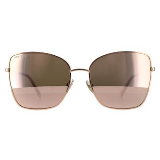 Jimmy Choo London Alexis DDB SQ Rosegoldene Sonnenbrille