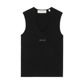 Fear of God Femme, Tops, Noir, Taille: 40 FR Top Canotta