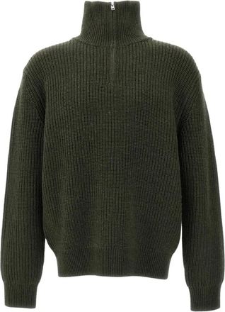 A.P.C. Daniel Rei&szlig;verschluss-Pullover - - Knitwear - Herren - Gr&uuml;n - L
