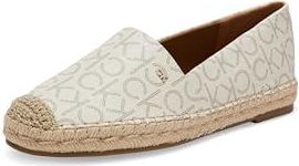 Calvin Klein Femme Populaire Ballerines, Blanc cass&eacute; 150, 35 EU