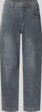 Buena Vista Regular Fit Barrel Jeans mit Label-Detail