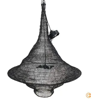 Kare Design [GEBRAUCHT] B-Ware Kare Cocoon H&auml;ngeleuchte Pendelleuchte Lampe Leuchte Schwarz Metall &oslash; 89 Cm