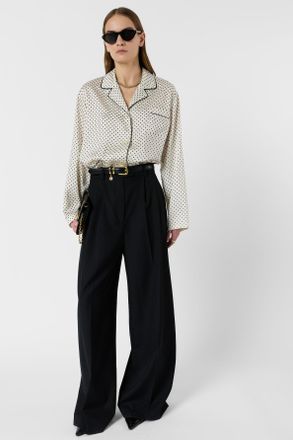 Gerard Darel Chemise satin&eacute;e &agrave; pois - CRISTINA - Ecru